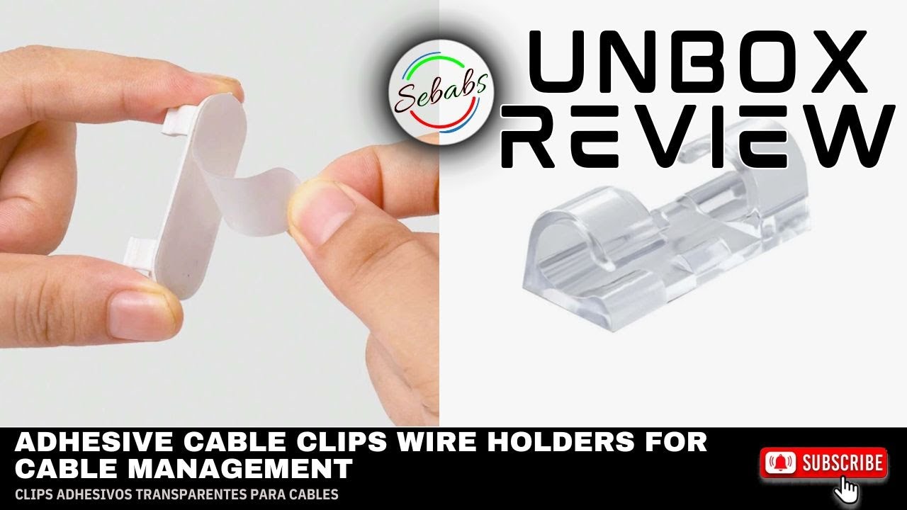 Sujeción Eficaz de Cables Colgantes con Clips Adhesivos - EnReparaciones